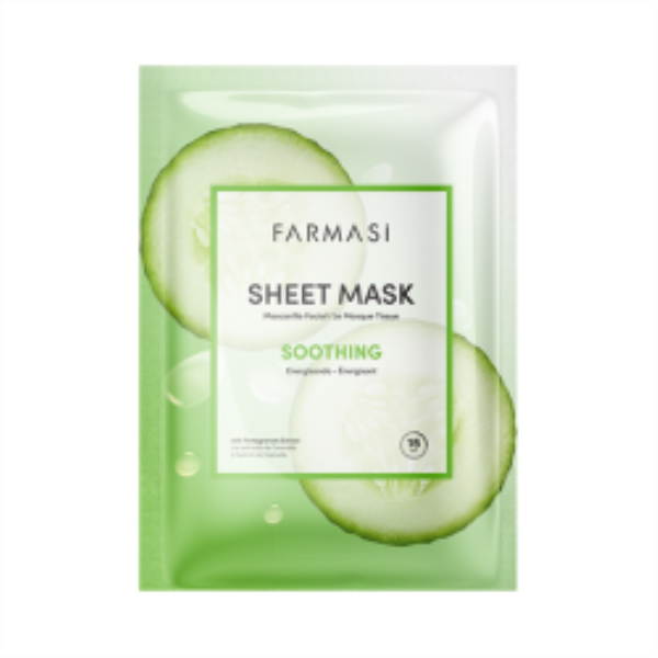 FARMASI Soothing Sheet Face Mask with Cucumber 28 g. | eBay