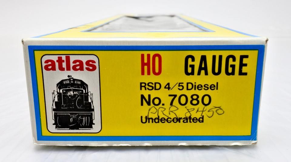 ATLAS HO SCALE PENNSYLVANIA RSD-4/5 DIESEL ENGINE #8450 CUSTOM PAINTED ...