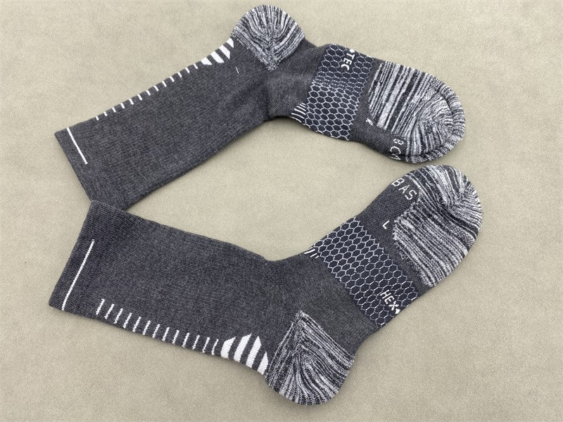 3 Pairs Bombas Honeycomb Gray Calf Sock Men All-Purpose Performance ...