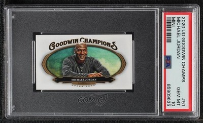 2020 Goodwin Champions Horizontal Mini Michael Jordan #51 PSA 10 GEM MT ...