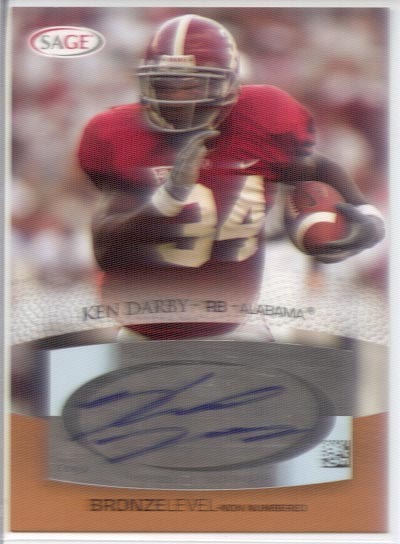 ken darby rc rookie auto autograph alabama crimson tide college 2007 | eBay