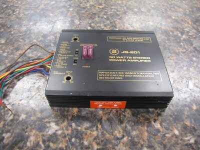 Vintage JSE JS-201 50W 50 Watts Stereo Power Amplifier Jet Sound ...