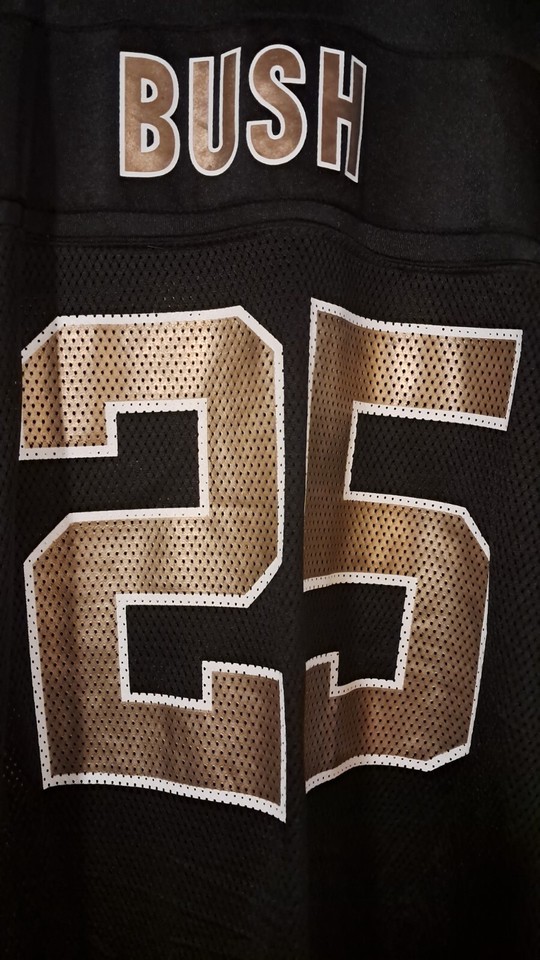 Reggie Bush New Orleans Saints Reebok NFL Equipment Jersey Size XL ...