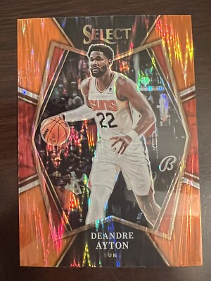 Deandre Ayton Orange Shimmer Select 2021-22 #138 Premier Level Suns | eBay