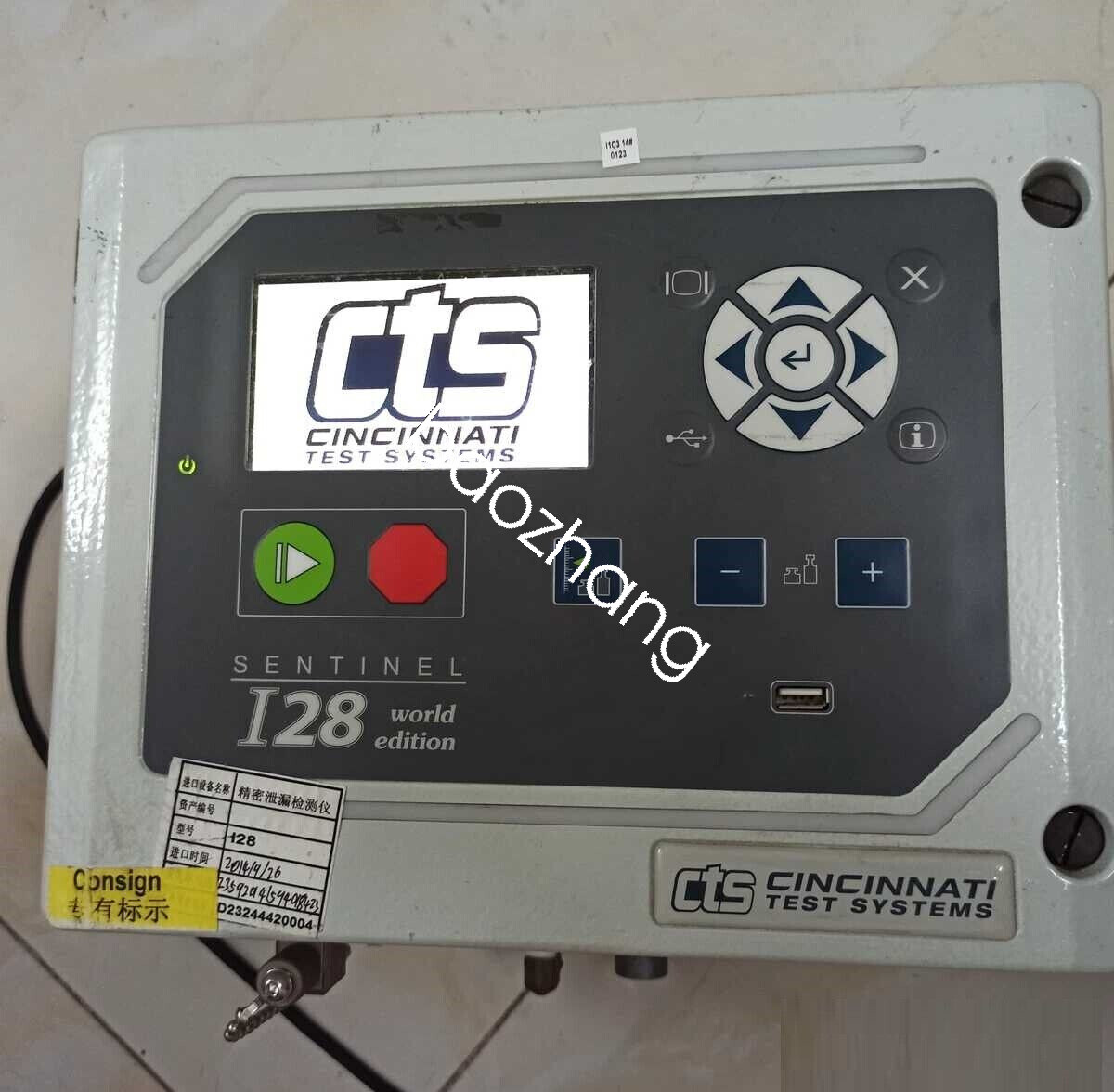 CTS CINCINNATI TEST SYSTEMS SENTINEL I28 PRECISION LEAK TEST INSTRUMENT ...
