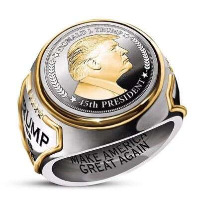 Silver Trump Ring | eBay