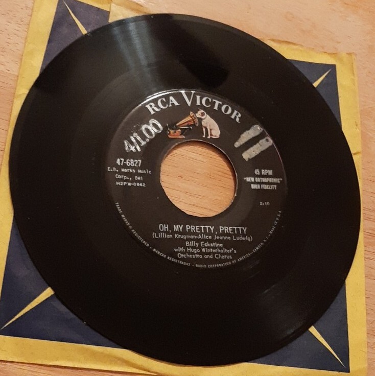 Billy Eckstine 45 Blue Illusion / Oh, My Pretty Pretty RCA Victor 47 ...