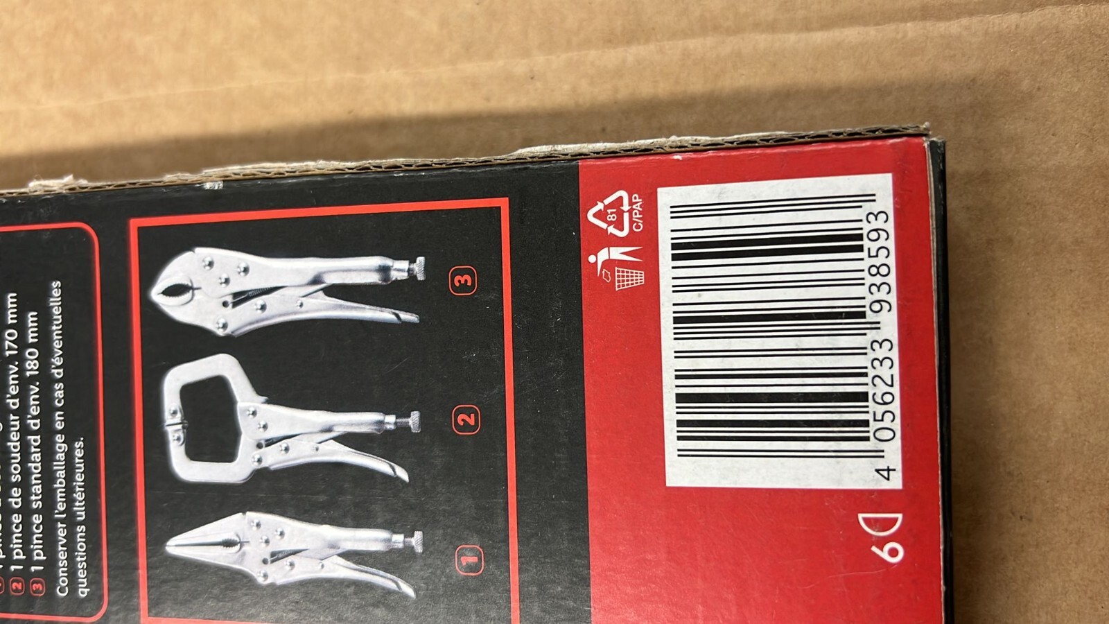 PARKSIDE® Grip Pliers Set, 3-part, Made of Carbon Steel | eBay