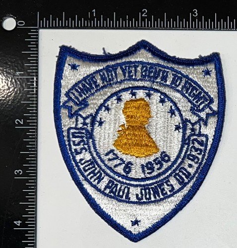 Cold War 1956 USN US Navy USS John Paul Jones DD-932 Patch | eBay