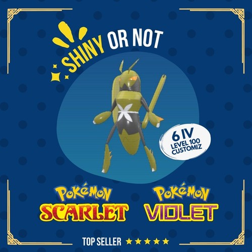 Lokix Shiny or Non 6 IV Competitive Customizable Pokémon Scarlet Violet ...
