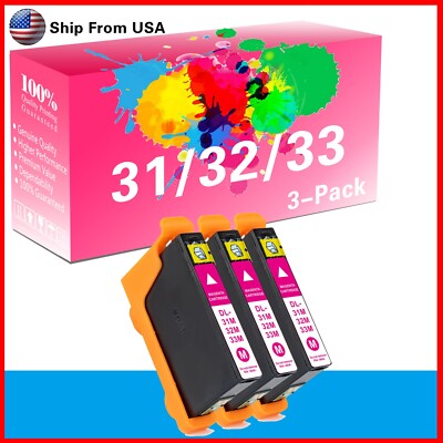 3-Pack Compatible Dell 31 32 33 34 Ink Cartridge for V525W V725W ...