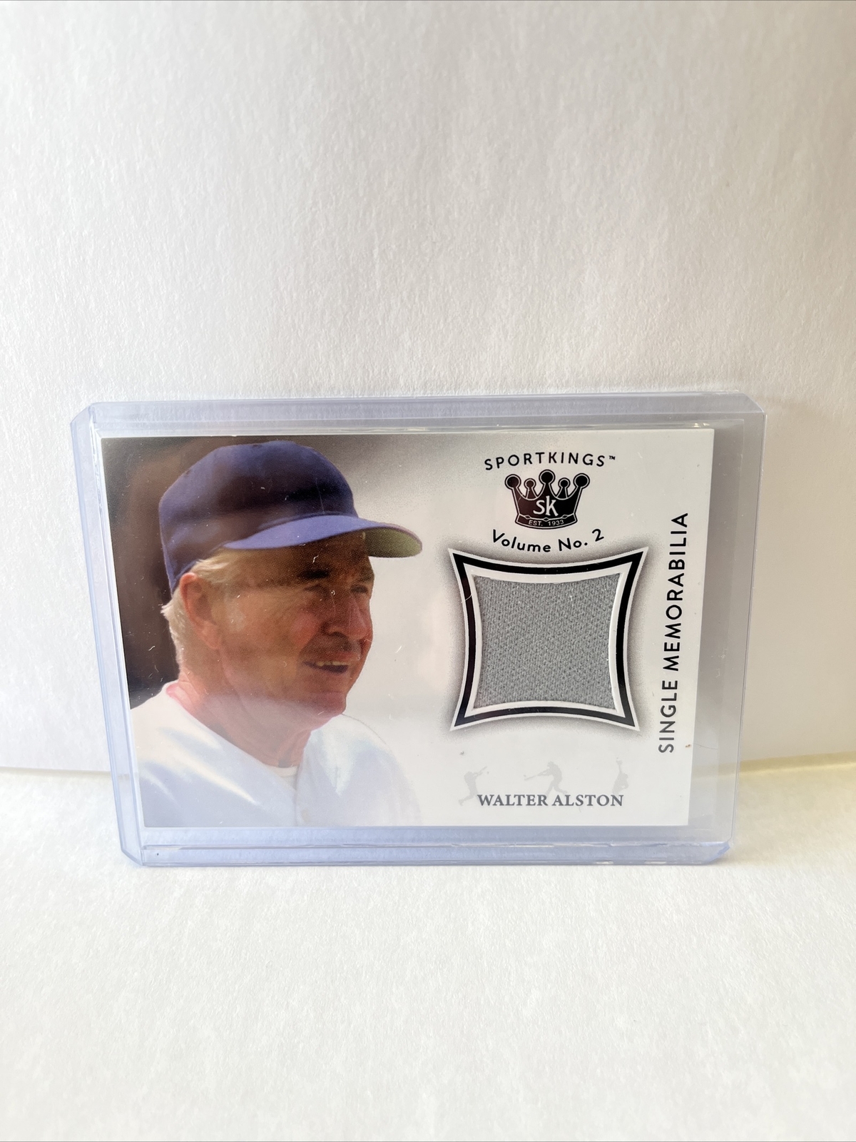 Walter "Smokey" Alston 2020 Sports King Game Used Memorabilia Patch SM ...