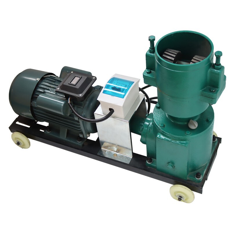 Farm Animal Chicken Feed Pellet Mill Machine 220V Press Pelletizer 8mm ...