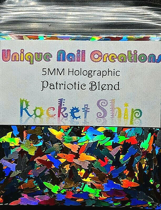 ROCKET SHIP Shape Glitter~U Pick~Nail•Acrylic•Gel•Body Art•Face ...