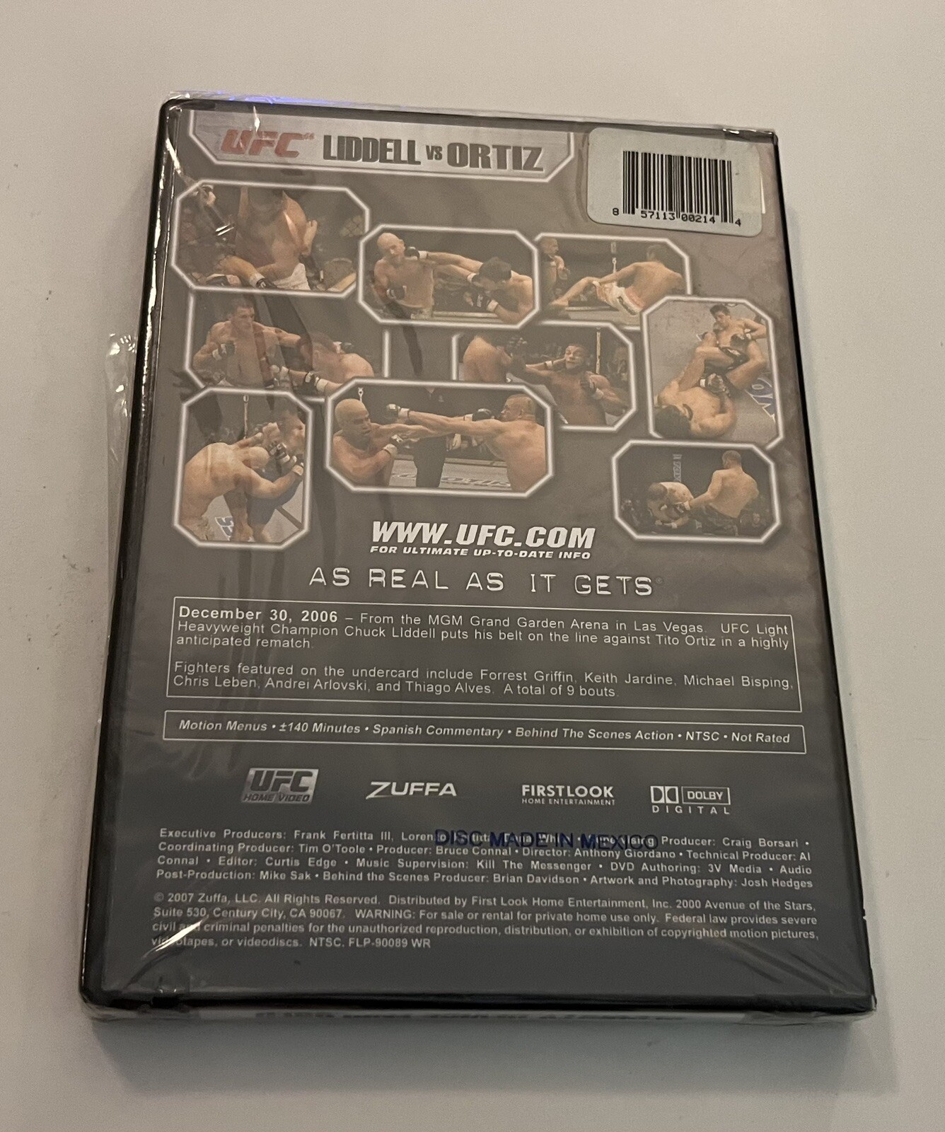 UFC 66: Liddell vs. Ortiz 2 (DVD, 2007) for sale online | eBay