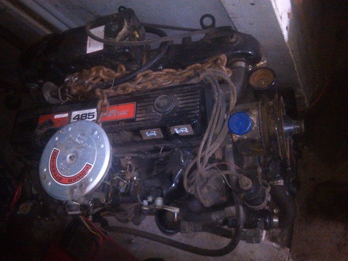 Mercruiser 485 185 hp 224 ci 3.7L 4 Cylinder Complete running engine ...