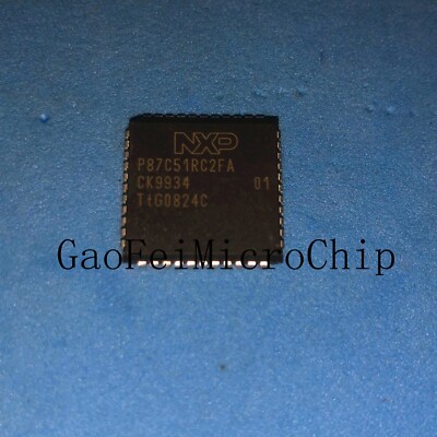 1PCS P87C51RC2FA P87C5IRC2FA P87C51R PLCC-44 8-bit Flash Memory IC CHIP ...