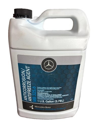 Mercedes Benz Engine Coolant Antifreeze 1-Gallon) MB325.6 Anticorrosion ...