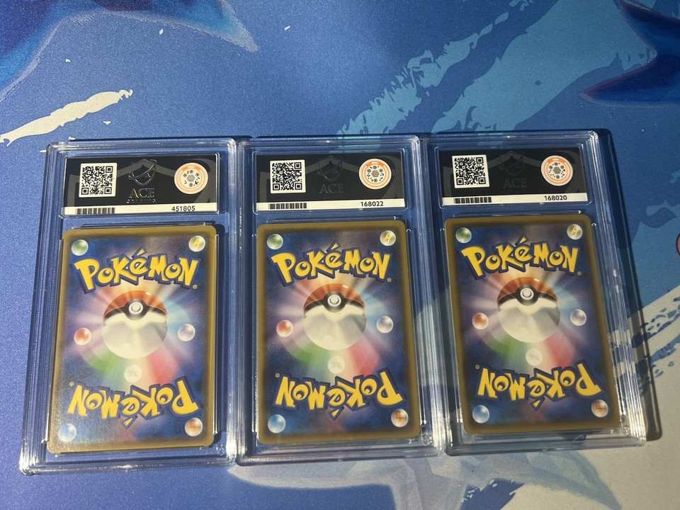 Ace 9 Grade Pokemon Munch The Scream Psyduck 286 Rowlet 290 Eevee 287 ...