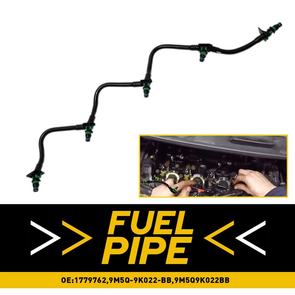 2x Fuel Injector Leak Off Pipe For Galaxy Focus Mondeo C-Max S-Max Kuga ...