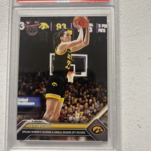 2023-24 Bowman U Now #59 Caitlin Clark Iowa Hawkeyes Indiana Fever Psa ...