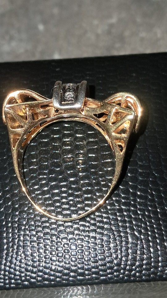 9 kt gold ring stamped 375 with gemsones | eBay UK