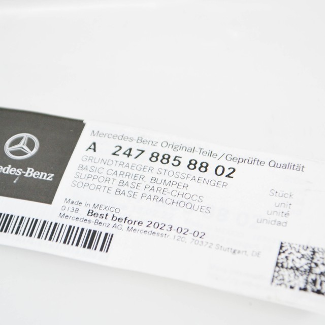 MERCEDES-BENZ GLB X247 Front Right Bumper Basic Carrier A2478858802 ...