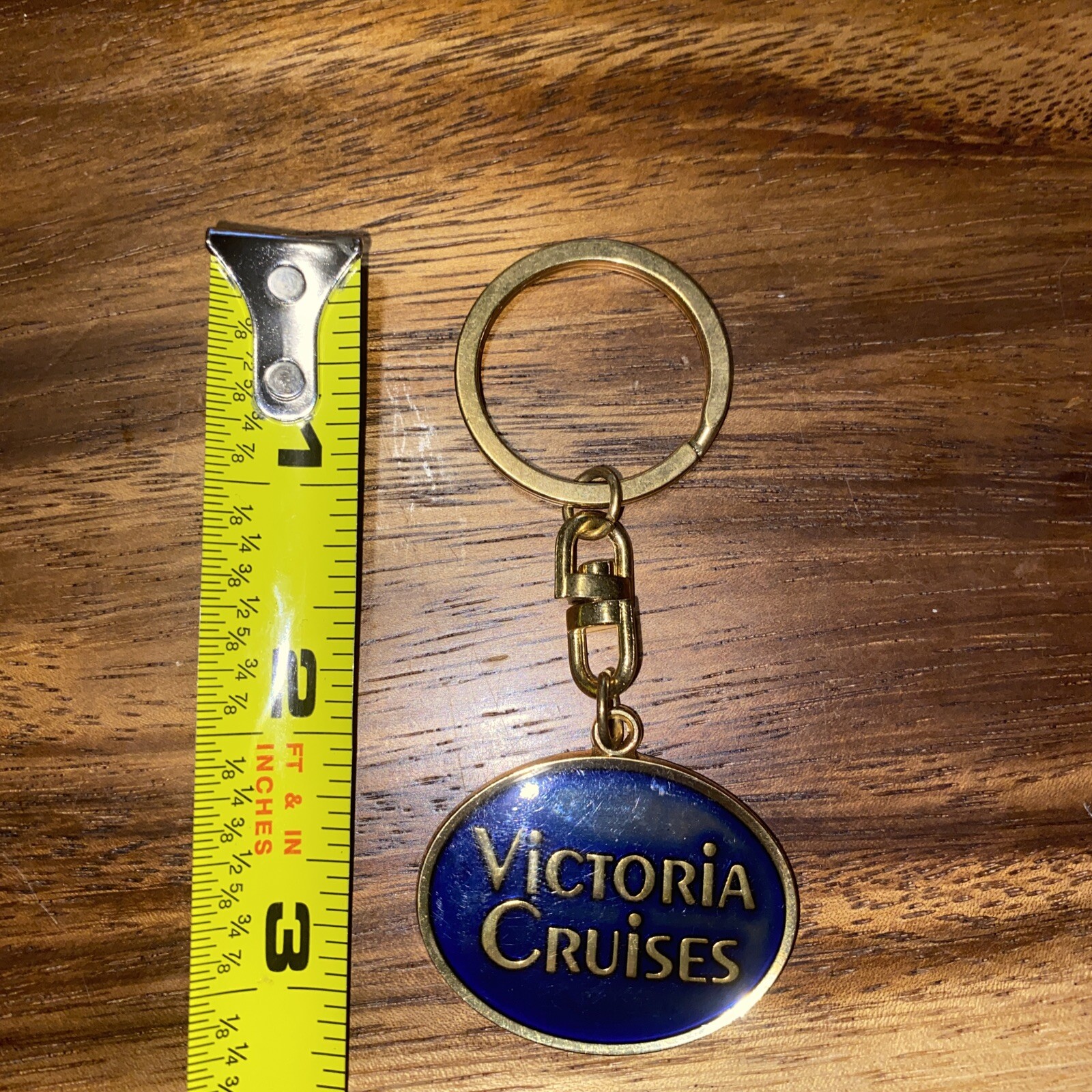 Victoria Cruises Black & Gold Tone Key Chain | eBay