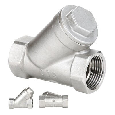 Stainless Steel Filter Valve DN8 DN10 DN15 DN20 DN25 Female Thread Mesh ...