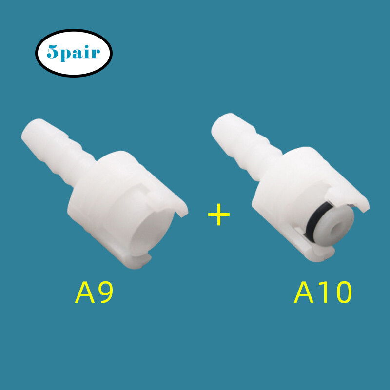 10 Sets Quick Connect Male and Female Connectors NIBP Cuff Air Hose ...