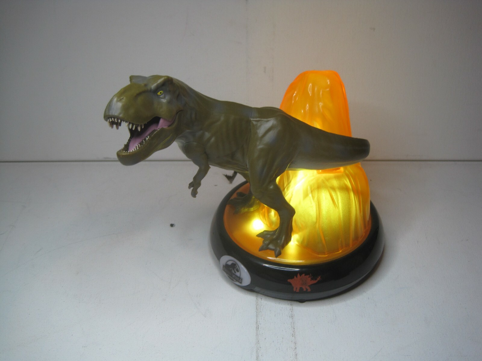 Jurassic World Park Nightlight Dinosaur T Rex Night Light Volcano One ...