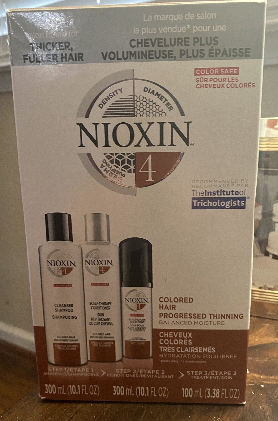NIOXIN System #4 Cleanser Shampoo & Scalp Therapy Conditioner ...