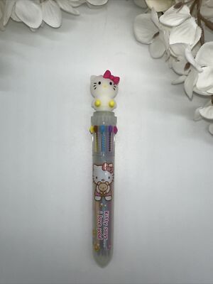 Sanrio Hello Kitty Multicolor 10 Color Pen Ballpoint Pen New | eBay