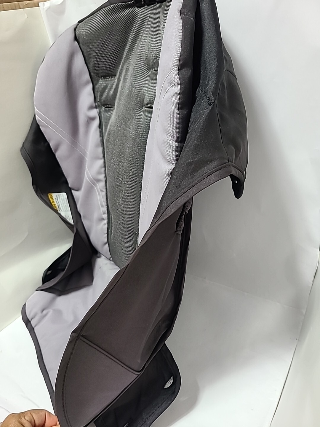 Baby Trend Sit N Stand double Stroller Rear Row Fabric Seat Cover Gray ...