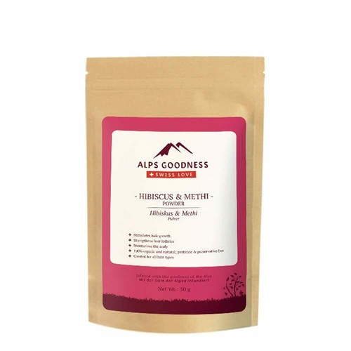 Alps Goodness Hibiscus & Methi Hair Pack Powder for Dull Hair & Dry ...