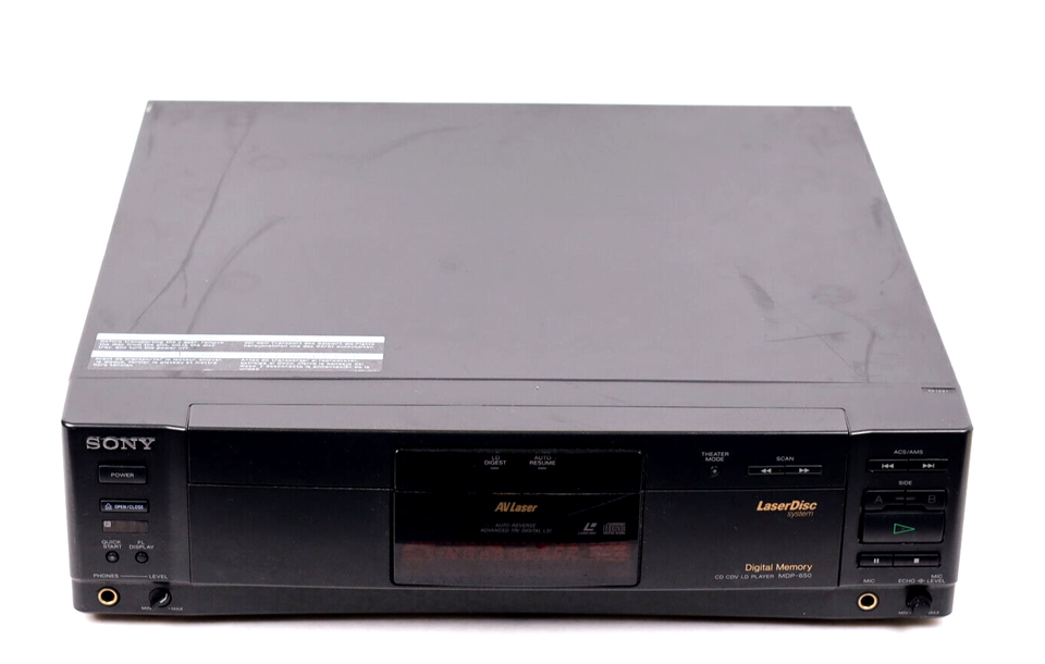 TESTED Sony MDP-650 Laser Disc Player (No Display) o449 | eBay
