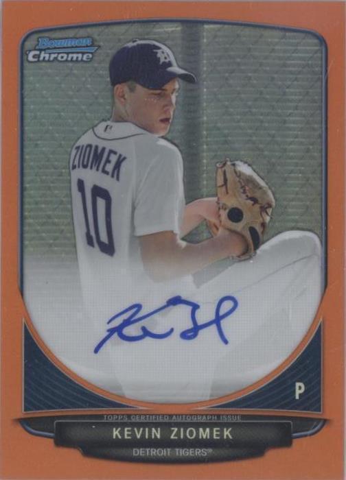 2013 Bowman Draft Picks & Prospects - Chrome Prospect Autographs Kevin ...