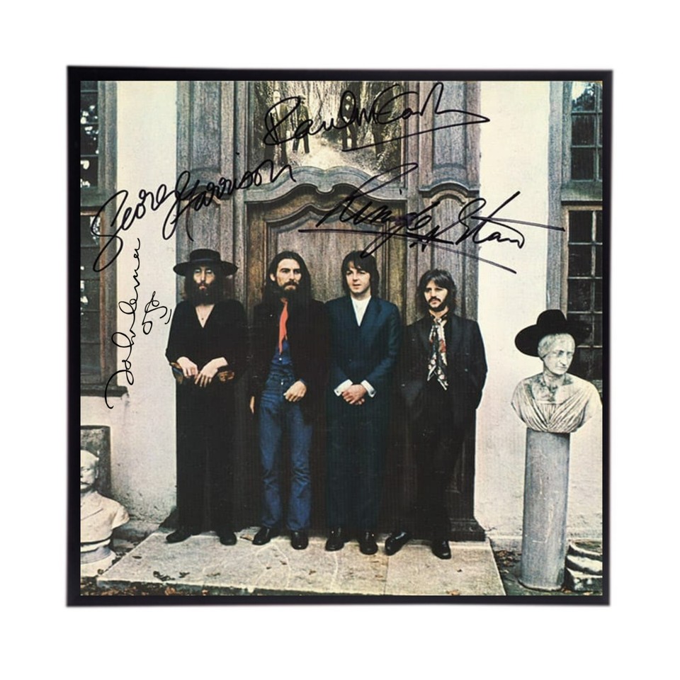 Choose any 3. Beatles Autographed FRAMED Album Cover Reprints. | eBay