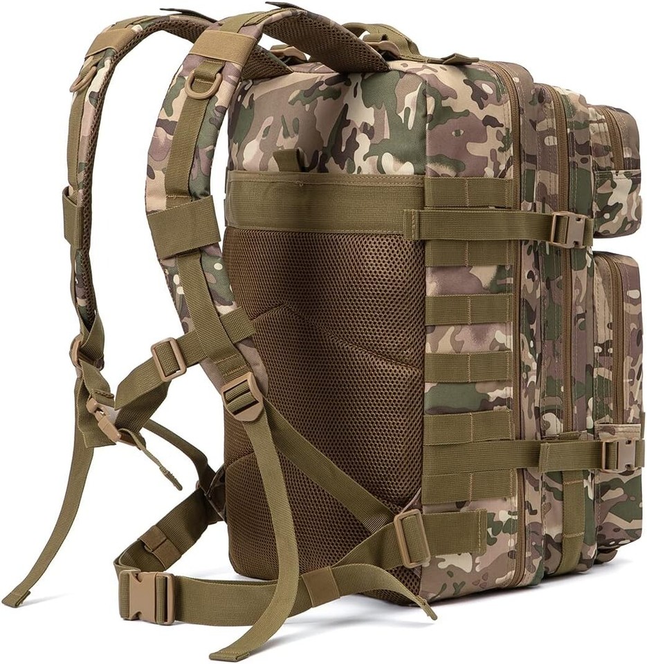 50L Large Capacity Men Army Military Tactical Backpack Molle 3 Day ...