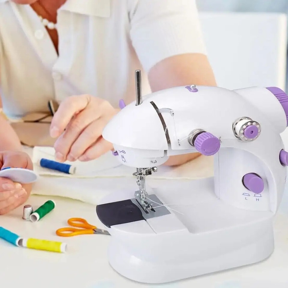 Handheld Small Electric Miniature Tabletop Children's Electric Sewing ...