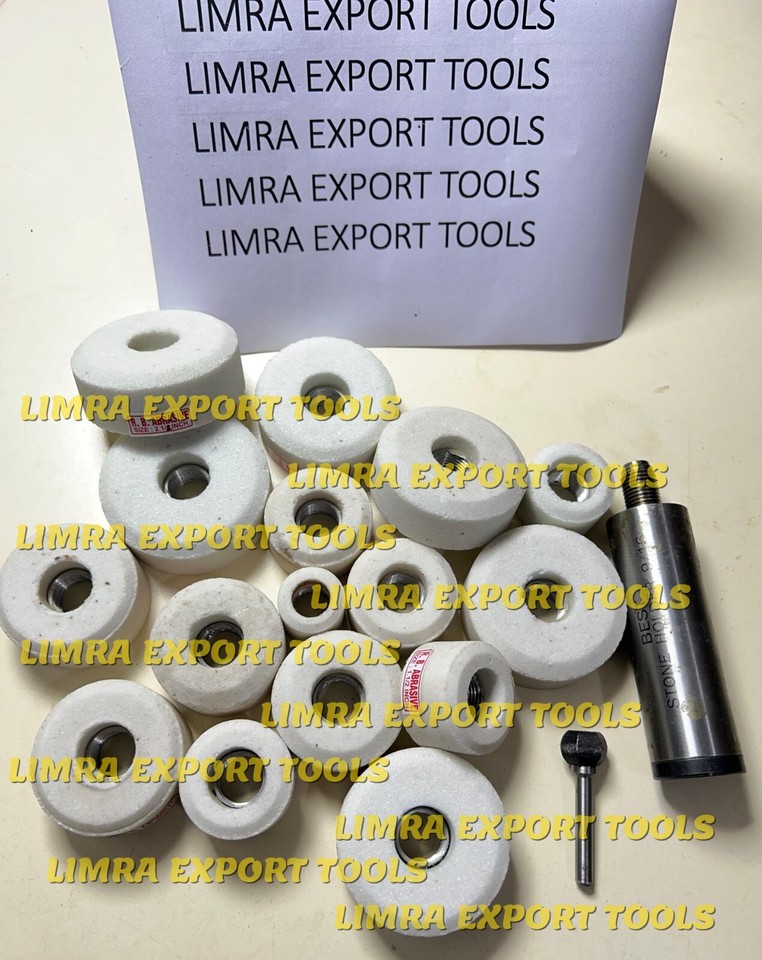 Valve Seat Grinding Stones Set Of 16 Pcs With Black And Decker Holder 9 ...