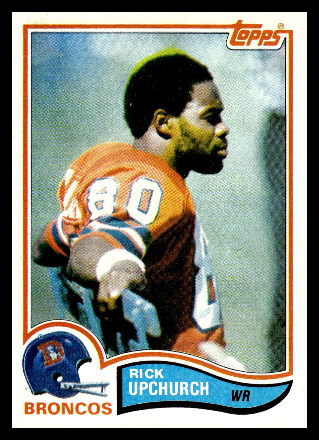 1982 Topps #89 Rick Upchurch Denver Broncos Football Card EX | eBay