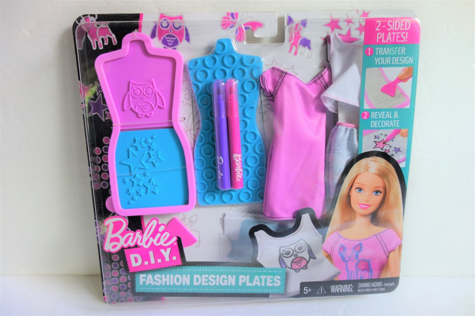 Barbie DIY Fashion Design Plates Outfit New | eBay