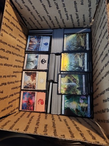 Magic the Gathering 4000+ CARD LOT Foil, Full Art, Basic Land ...