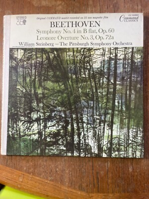 Beethoven Symphony No. 4 In B Flat LP Vinyl CC11016SD 1961 Gold Labels ...