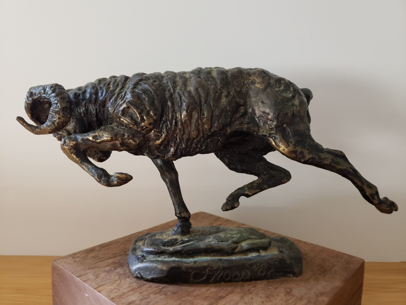 1982 Wally Shoop Vtg. Bronze 'Battering Ram' - RARE Early Production #4 ...