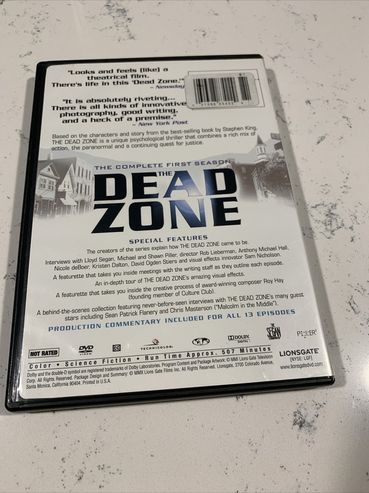 The Dead Zone: The Complete First Season (DVD) 4-Disc Boxed Set ...