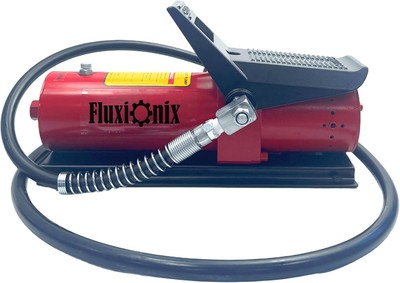 Red Air Hydraulic Pump10000 PSI 1.7LReservoir Foot Pump Air Line ...