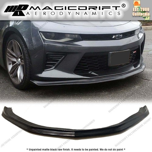 For 2016-2021 Camaro V8 SS SLP Style Front Bumper Spoiler Chin Lip ...