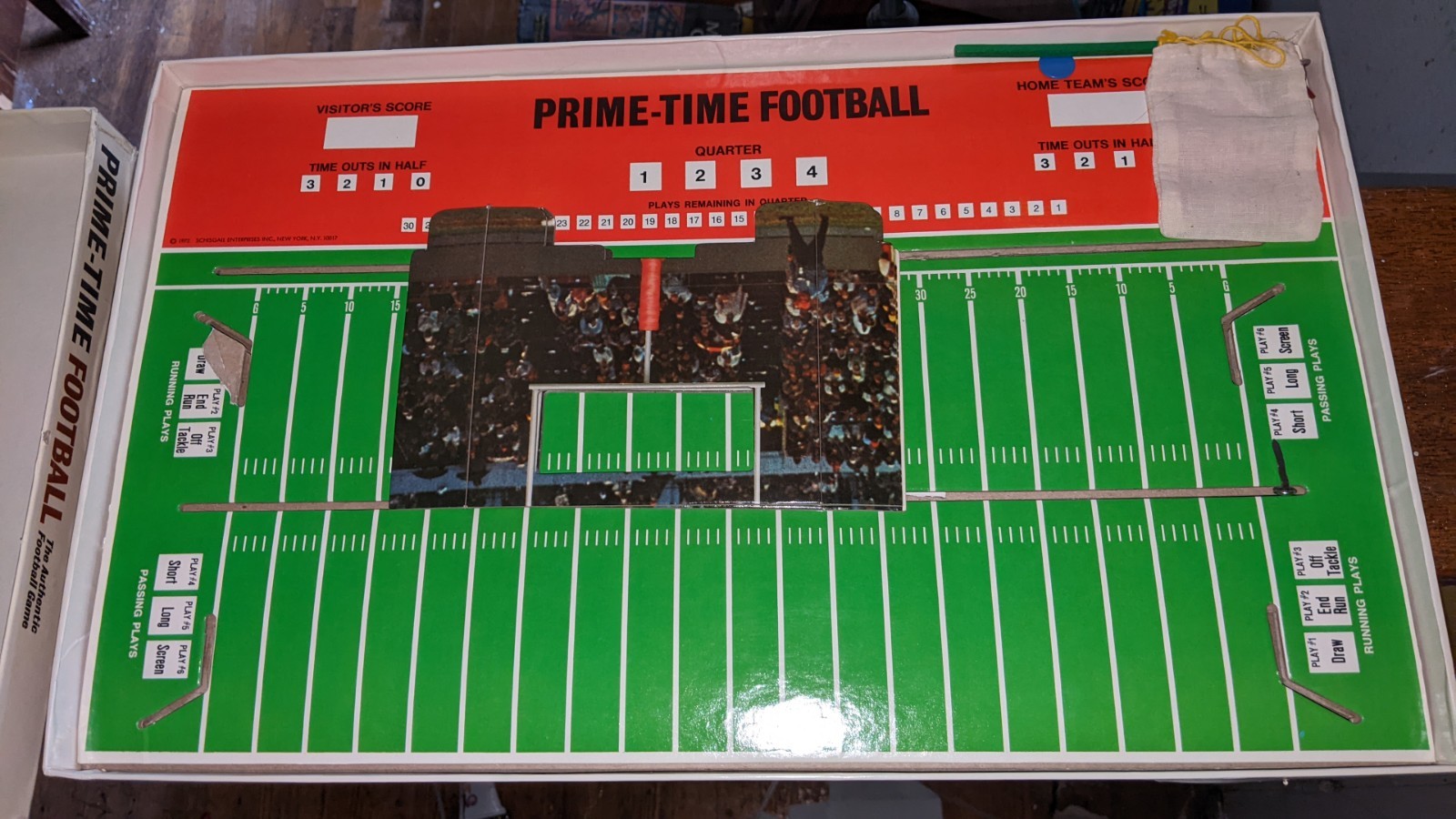 1972 Prime Time Football Board Game Vintage. Complete. Rare. | eBay